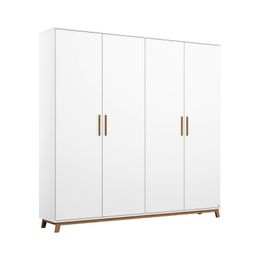 Rauch Kleiderschrank »Carlsson« mit Drehtüren - 181x53x203cm - braun - Holz / Holz / Eichenholz