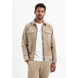 Langarmhemd NO EXCESS "NO EXCESS Overshirt aus geripptem Cord", Herren, Gr. 3XL, Normalgr&ouml;&szlig;en, sand, 98% Baumwolle, 2% Elasthan, regular fit, Hemden