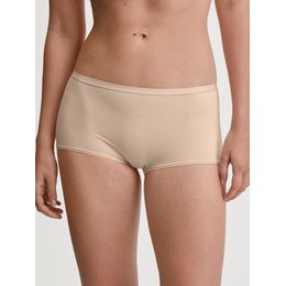Slip Calida "Sleek Skin", Damen, Gr. L (48/50), rosa (rose teint), Single Jersey, Obermaterial: 73% Polyamid, 27% Elasthan, k&ouml;rpernah, Unterhosen Slip, weich, elastischer Bund, schmaler Schnitt
