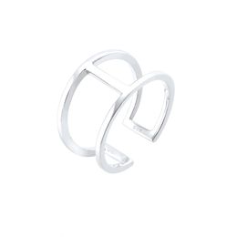 Elli Ring 'Geo' Damen Gr&ouml;&szlig;e 50/60 silber