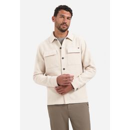 Langarmhemd NO EXCESS "NO EXCESS Overshirt mit Kn&ouml;pfen Overshirt Full Button Stretch", Herren, Gr. XXL, Normalgr&ouml;&szlig;en, kit, 57% Polyester, 43% Baumwolle, regular fit, Hemden
