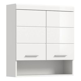 Pharao24.de Badezimmer Schrank H&auml;ngeschrank 79 cm hoch 24 cm tief