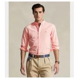 Polo Ralph Lauren f&uuml;r Herren. 710549084008 Slim Fit Oxford Hemd rosa (S), L&auml;ssig, Baumwolle, Langarm