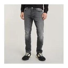 G-Star Raw G-Star f&uuml;r Herren. 51003-C293-B466 Jeans 3301 Regular Tapered grau (36/34), L&auml;ssig, Baumwolle, Denim