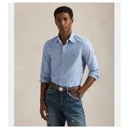 Polo Ralph Lauren f&uuml;r Herren. 710549084007 Slim Fit Oxford Hemd blau (M), L&auml;ssig, Baumwolle, Langarm