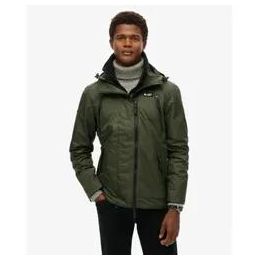 Superdry f&uuml;r Herren. M5012100A Windbreaker Jacke gr&uuml;n (S), L&auml;ssig, Polyester