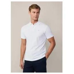 Hackett London f&uuml;r Herren. HM562363 Polo piqu&eacute; fit slim fit wei&szlig; (XXL), L&auml;ssig, Baumwolle, Kurzarm