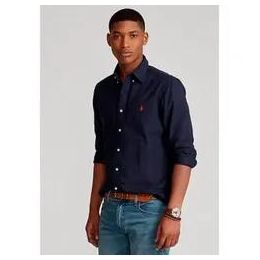 Polo Ralph Lauren f&uuml;r Herren. 710772290002 Custom Fit Oxford Hemd navy (M), L&auml;ssig, Baumwolle, Langarm, Marine