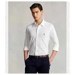 Polo Ralph Lauren f&uuml;r Herren. 710654408003 Ultraleichtes Piqu&eacute;-Hemd wei&szlig; (XL), L&auml;ssig, Baumwolle, Klassisch, Langarm