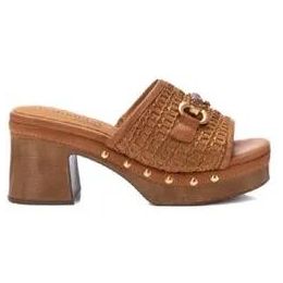 Carmela f&uuml;r Damen. 16233402-CAMEL Clogs mit Absatz 162334 braun (39), 5 bis 8 cm, Keine, L&auml;ssig