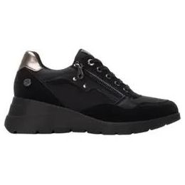 Xti f&uuml;r Damen. 14450001-NEGRO Turnschuhe 144500 schwarz (37), 3 bis 5 cm, Rei&szlig;verschluss, L&auml;ssig