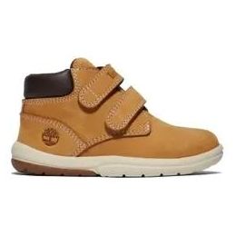 Timberland Unisex f&uuml;r Kinder. TB0A1JVP2311 Toddle Tracks gelbe mittelhohe Stiefel aus Leder mit Klettverschluss (24), Wohnung, L&auml;ssig, Kinde