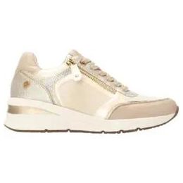 Xti f&uuml;r Damen. 14422302-BEIGE Turnschuhe 144223 beige (40), 1 bis 3 cm, Rei&szlig;verschluss, L&auml;ssig