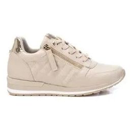 Xti f&uuml;r Damen. 14349303-BEIGE Turnschuhe 143493 beige (36), Wohnung, Rei&szlig;verschluss, L&auml;ssig