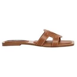 Pepe Jeans f&uuml;r Damen. PLS90668 Braune Frida Signature Sandalen (37), Wohnung, Keine, L&auml;ssig, Nachhaltig