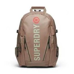 Superdry f&uuml;r Damen. W9110342A Gr&uuml;nlich brauner Segeltuch-Rucksack (OSFA), L&auml;ssig, Polyester