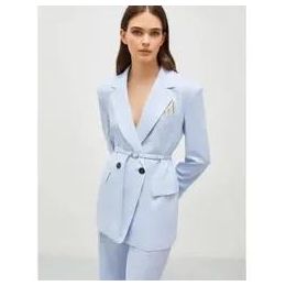 Marella f&uuml;r Damen. 2513041071200 Blazer Manisa blau (42), L&auml;ssig, Lyocell