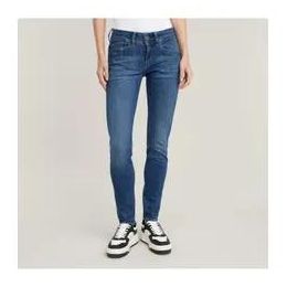 G-Star Raw G-Star f&uuml;r Damen. D25522-D829-071 Jeans Lynn Mid Skinny blau (27/32), L&auml;ssig, Baumwolle, Denim