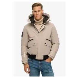 Superdry f&uuml;r Herren. M5011908A City beige gesteppte Bomberjacke (XL), L&auml;ssig, Recyceltes Polyester, Nachhaltig