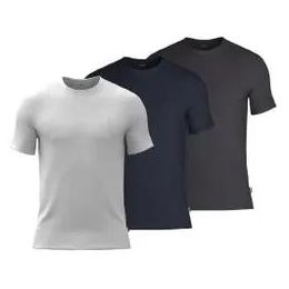 BOSS f&uuml;r Herren. 50534019 3er Pack T-Shirts Bambus wei&szlig;, marineblau, schwarz (M), Heimtextilien, Baumwolle, Kurzarm