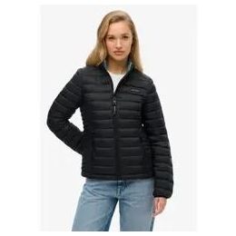 Superdry f&uuml;r Damen. W5011835A Fuji Lite Steppjacke (M), Schwarz, L&auml;ssig, Nylon