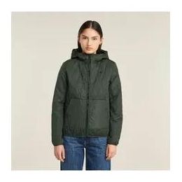 G-Star Raw G-Star f&uuml;r Damen. D26506-8139-995 Utility Steppjacke mit Kapuze grau (M), L&auml;ssig, Polyester