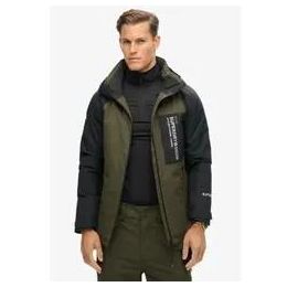 Superdry f&uuml;r Herren. MS110179A Skijacke Freestyle Core gr&uuml;n (XL), Sportlich, Schnee, Recyceltes Polyester, Nachhaltig