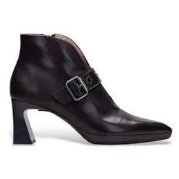 Hispanitas f&uuml;r Damen. HI254244 Atlanta Lederstiefel schwarz (36), 5 bis 8 cm, Rei&szlig;verschluss, L&auml;ssig