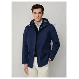 Hackett London f&uuml;r Herren. HM4000031 Parka Onshore Velo navy (M), L&auml;ssig, Polyester, Marine