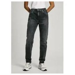 Pepe Jeans f&uuml;r Damen. PL204591XH7 Jeans Tapered Hw schwarz (26/30), L&auml;ssig, Baumwolle, Denim, Nachhaltig