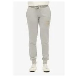 Superdry f&uuml;r Damen. W7011093A Jogginghose mit Metallic-Logo Luxe grau (XL), L&auml;ssig, Sportlich, Baumwolle, Multisport, Nachhaltig