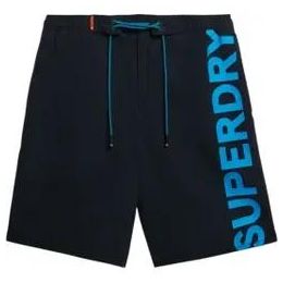 Superdry f&uuml;r Herren. M3010238A Klassischer marineblauer Badeanzug (S), Strandbekleidung, Recyceltes Polyester, Nachhaltig