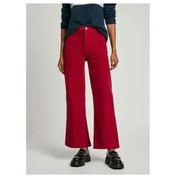Pepe Jeans f&uuml;r Damen. PL211776 Cord-Hose mit Schlaghose Celia rot (XL), L&auml;ssig, Baumwolle