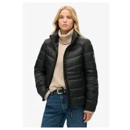 Superdry f&uuml;r Damen. W5011821A Fuji Steppjacke schwarz (XS), L&auml;ssig, Nachhaltig, Recyceltes Nylon