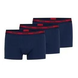 Hugo f&uuml;r Herren. 50492375 3er Pack Drilling Planet navy Boxershorts (XXL), Heimtextilien, Baumwolle, Marine