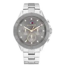 Tommy Hilfiger f&uuml;r Damen. 1782742 Silberne Mellie-Uhr (OSFA), L&auml;ssig, Armb&auml;nder, Rostfreier Stahl