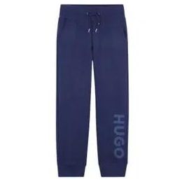 Hugo f&uuml;r Jungen. G00362 Marineblaue Jogginghose (10a&ntilde;os= 138cm), L&auml;ssig, Baumwolle, Kinderbekleidung
