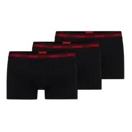 Hugo f&uuml;r Herren. 50492375 3er Pack Drilling Planet schwarz Boxershorts (S), Heimtextilien, Baumwolle