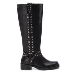Xti f&uuml;r Damen. 14341501-NEGRO Stiefel 143415 schwarz (37), Wohnung, Rei&szlig;verschluss, L&auml;ssig