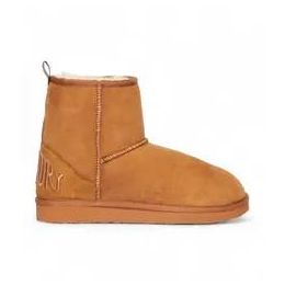Superdry f&uuml;r Damen. WF210078A Braune Stiefel aus Wildleder und Sherpa (40/41), Wohnung, Keine, L&auml;ssig