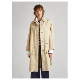 Pepe Jeans f&uuml;r Damen. PL402371 Tai beige Trenchcoat (M), L&auml;ssig, Baumwolle