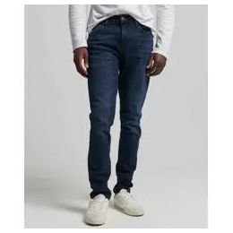 Superdry f&uuml;r Herren. M7010890A Blaue Skinny-Jeans im Vintage-Look (30/32), L&auml;ssig, Baumwolle, Denim