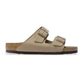Birkenstock f&uuml;r Herren. 352201 Normal Arizona Leoi braune Ledersandalen Normal Arizona Leoi braun (45), Wohnung, Keine, L&auml;ssig