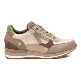 Refresh f&uuml;r Damen. 17140103-BEIGE Turnschuhe Texturen braun (38), 3 bis 5 cm, Rei&szlig;verschluss, L&auml;ssig