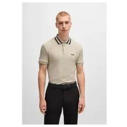 BOSS f&uuml;r Herren. 50525172 Paule Poloshirt beige (XL), L&auml;ssig, Baumwolle, Kurzarm