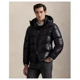 Polo Ralph Lauren f&uuml;r Herren. 710968281001 Gorham gl&auml;nzende Daunenjacke in Dunkelmarine (XL), L&auml;ssig, Nachhaltig, Recyceltes Nylon