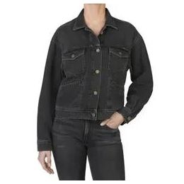 Pepe Jeans f&uuml;r Damen. PL40243329W0 Relaxed Jacket schwarz (S), L&auml;ssig, Baumwolle, Denim