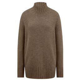include - Long-Pullover, beige, Gr. 38 / S - Schurwolle