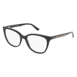 Guess GU50114 Brille Unisex | Fassung: Vollrand, Quadratisch, Schwarz Gl&auml;nzend