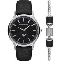 Emporio Armani Uhr Herren Größe One Size schwarz / silber